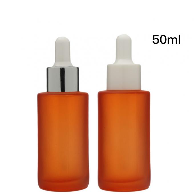30ml Drop Transparent Small Square Glass Serum Bottle Process Available